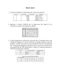 Esercitazioni Su Layout Con Soluzioni Esercizi Di Impianti Industriali E Sicurezza Sul Lavoro