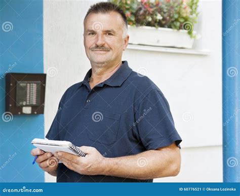 Man And Intercom Stock Image Image Of Modern Alarm