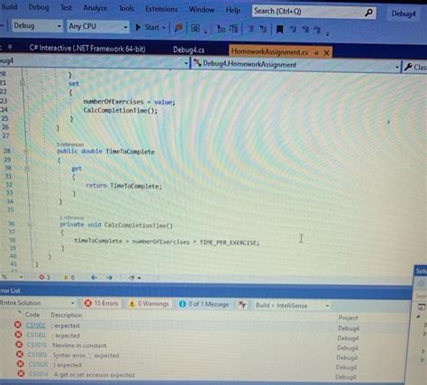 Solved Visual Basic C C Sharp Debugging First Two