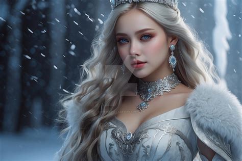 Princess Winter Model Babe Digital Illustration By Xrebelyellx On Deviantart