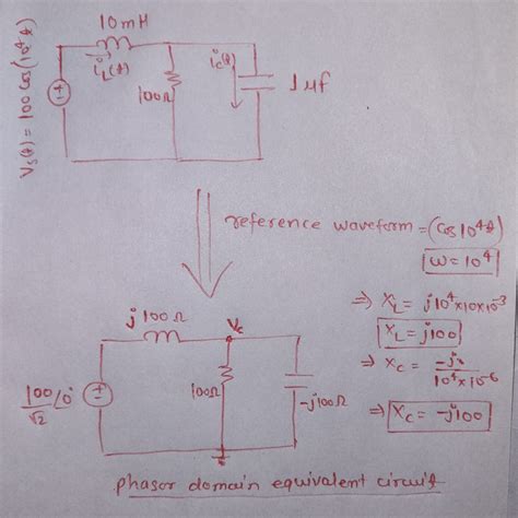 [solved] for the time domain circuit shown transform the circuit to