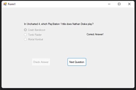 Github Kenanaegean Quiz App Windowsform