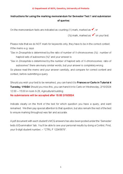 GTS 161 Semester Test 1 Memo 2024 Instructions For Using The Marking Memorandum For Semester