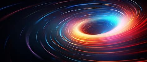 Premium AI Image Abstract Data Transfer Vortex