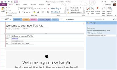 Onenote Gtd Productivity With Freeform Notes Artofit