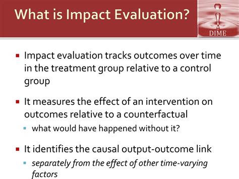 Impact Evaluation Treatment Effects And Causal Analysis