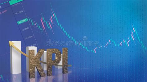 the kpi or key performance indicator for business concept 3d rendering