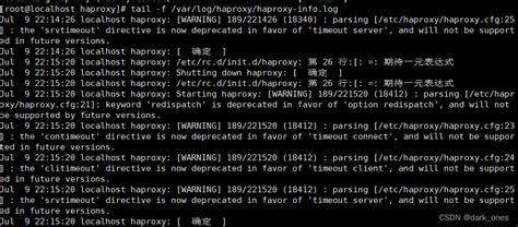 haproxy搭建web集群 csdn博客