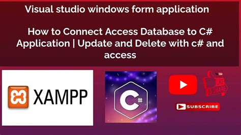 142 How To Connect Access Database To C Application Update And