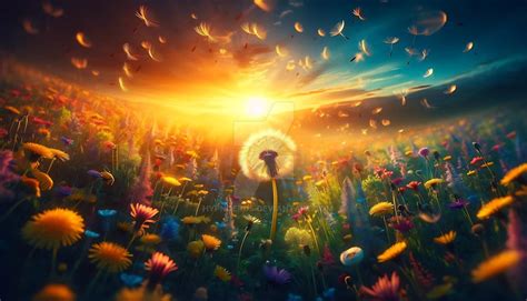 Ephemeral Horizons A Dandelions Dance At Dusk By Hypnoeros On Deviantart