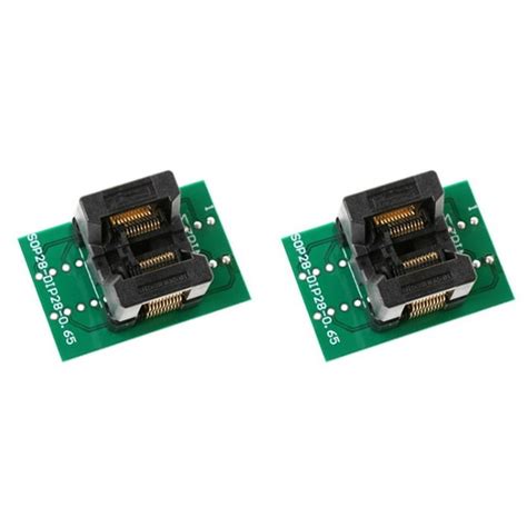 2x tssop20 burn block ssop20 chip test socket programming adapter ots28