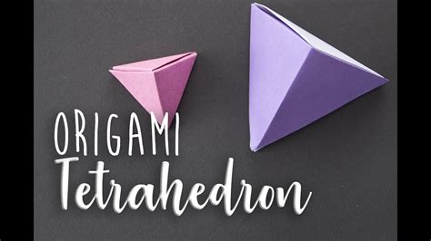 Origami Tetrahedron Instructions