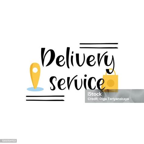 배달 서비스 손으로 그린 글자 식품 배달 서비스 비문에 대한 개념 벡터 일러스트레이션 배달 서비스 손으로 그린 글자 식품 배달 서비스 비문에 대한 개념 벡터 일러스트레이션