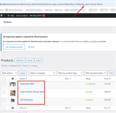 How To Highlight Products In Woocommerce Cart Based On Shipping Class Tyche Softwares
