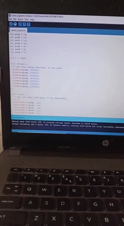 venkat varma on linkedin seven segment display using arduino