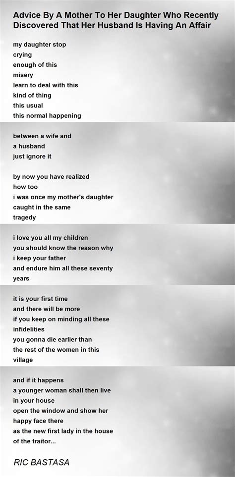 An Affair With My Mother
