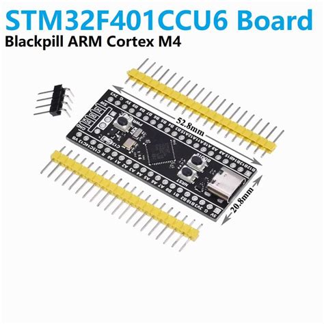 stm32f401rct6 tqfp64 stm32 black pill development board uge