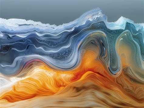 Simulation Of A Turbulent Flow Of A Fluid With Several Phases In