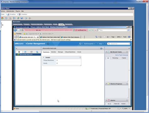 Not Able To View Esxi Host Through Vcenter Web Client Vmware Vsphere