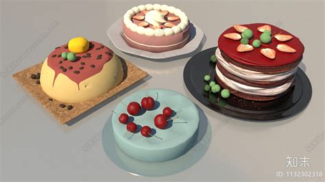 生日蛋糕su模型下载【id 1132302318】 知末su模型网