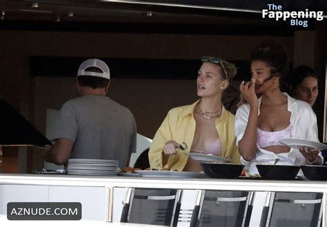 Madison Headrick Sexy Seen With Leonardo DiCaprio And Victoria Lamas On A Luxury Mega Yacht In