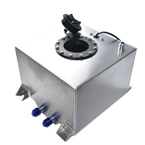 Labwork 5 Gallon Fuel Cell Gas Tank Aluminum Polished Race Street Drift