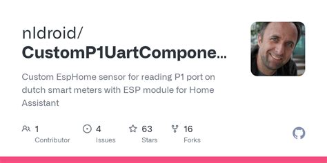 GitHub Nldroid CustomP UartComponent Custom EspHome Sensor For Reading P Port On Dutch Smart