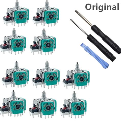 10pcs 3d joystick axis analog sensor module thumbstick stick rocker original for xbox one elite