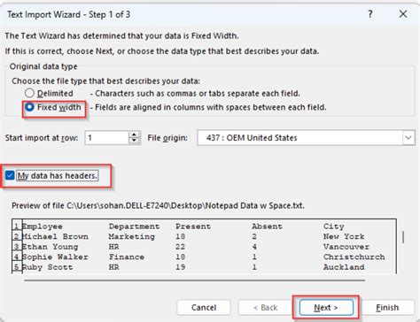 How To Convert Notepad To Excel With Columns Excel Insider
