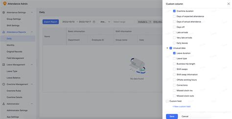 admin create custom fields