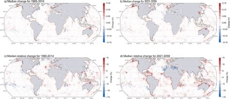 Ensemble‐median Absolute Panels A And B And Relative Panels C And D