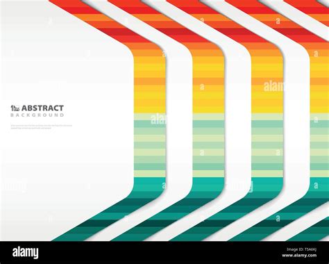 Abstract Stripe Line Tech Summer Colorful Pattern With Cover Copy Space You Can Use For Texting