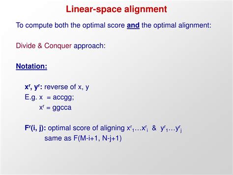 Ppt Sequence Alignment And Dynamic Programming Powerpoint