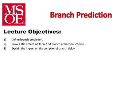 Ppt Branch Prediction Powerpoint Presentation Free Download Id2500905