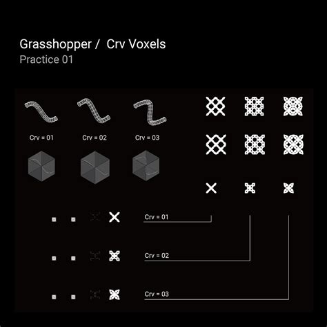 Parametric Grssshopper Curve Voxel On Behance