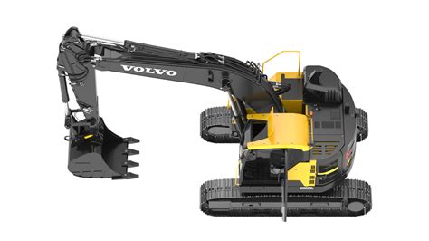 Volvo Ecr 235 El Excavator 3d Model By Frezzy