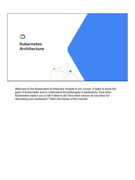 T Ak8s I M3 Kubernetes Architecture Ilt V17 Download Free Pdf Computer Cluster