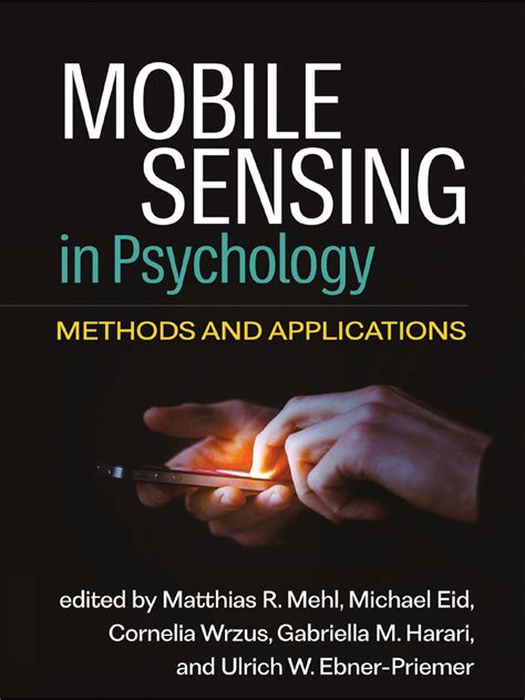Mobile Sensing In Psychology Pdf Methodology Telephone