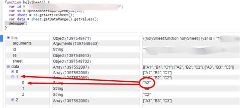 Javascript How To Get Row Column Values From A1Notation Stack