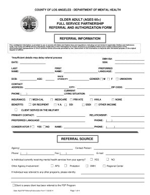 2014 2026 Ca Older Adult Ages 60 Full Service Partnership Referral