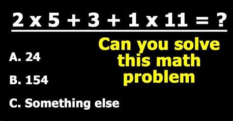 Lets See If Youre Clever Enough To Find The Solution To This Tricky Math Problem Mind Lose