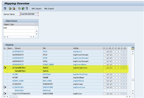 Ldapmap Su01 Parameter Tab Schema Enhancement N Sap Community