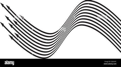 Perspective Arrows On White Background Growth Concept Vector