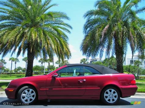 2002 Firemist Red Metallic Mercedes Benz Clk 320 Cabriolet 49514484