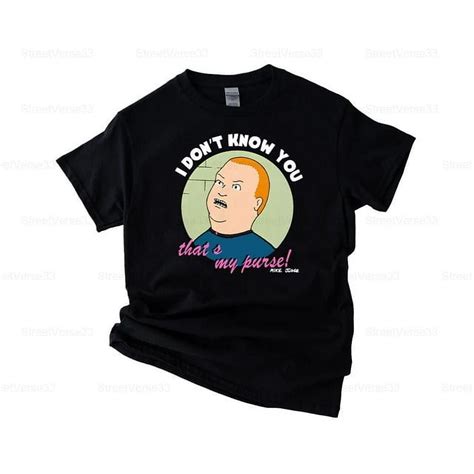 King Of The Hill Bobby Thats My Purse Tee Funny Cartoon Shirtblackm
