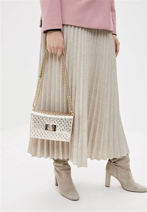 Сумка Furla, цвет: золотой, FU003BWMAXA6 — купить в интернет-магазине ...