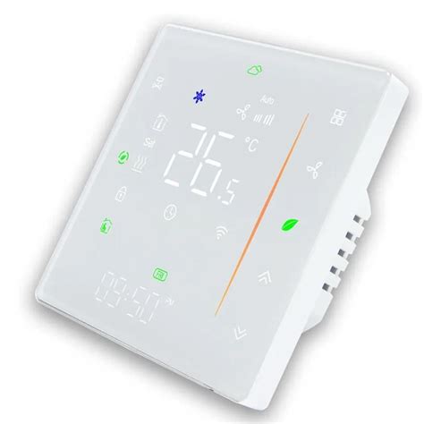 Maximum Comfort With The Beca Bac 006ezb Fancoil Smart Zigbee Thermostat