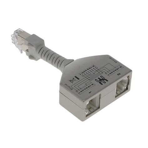 Weidmuller 8808400000 Modular Connectors Ethernet Connectors Cable Splitter Module Cat 5