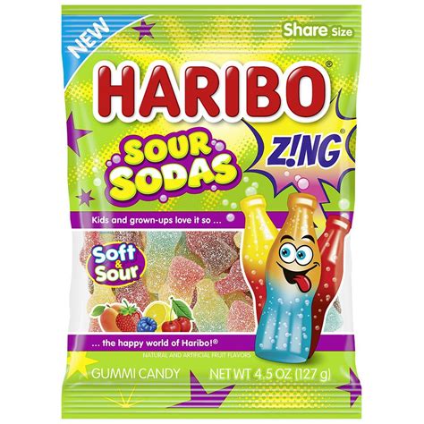 Haribo Gummi Candy Sour Sodas Walgreens