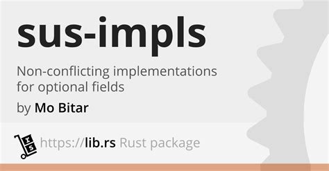 Sus Impls — Rust 工具 Librs